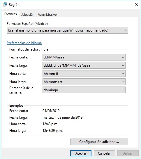Cómo Modificar la Configuración Regional de Windows