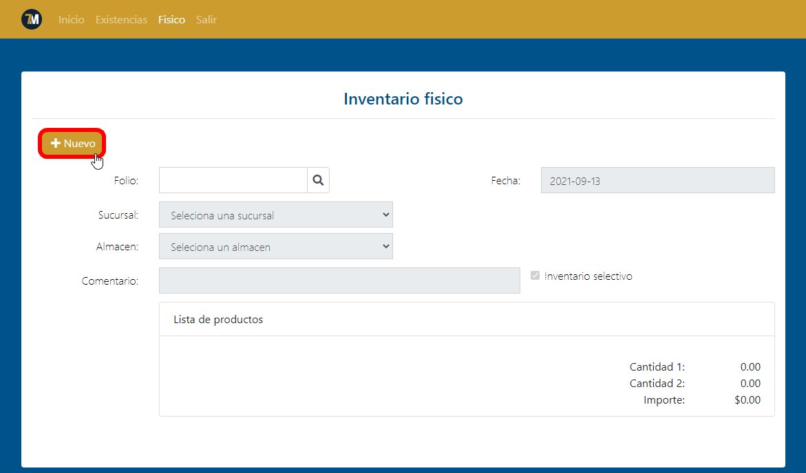 Pocket | Inventario físico