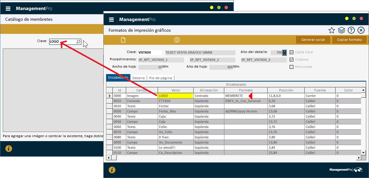 Crear membrete con logo en formato