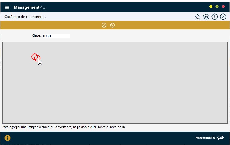 Crear membrete con logo en formato
