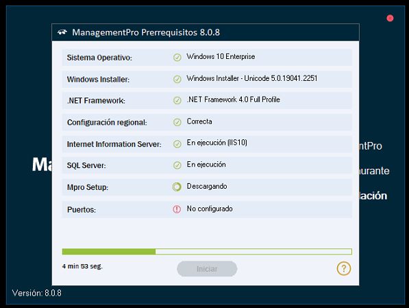 RETAIL | Asistente de Instalación de ManagementPro Ver. 8.0