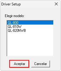 OTROS | Instalación Controladores Impresora Brother Brother QL-800
